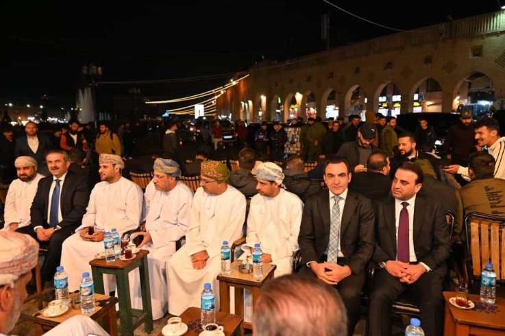 Erbil...A delegation from the Sultanate of Oman was welcomed at Machko ...